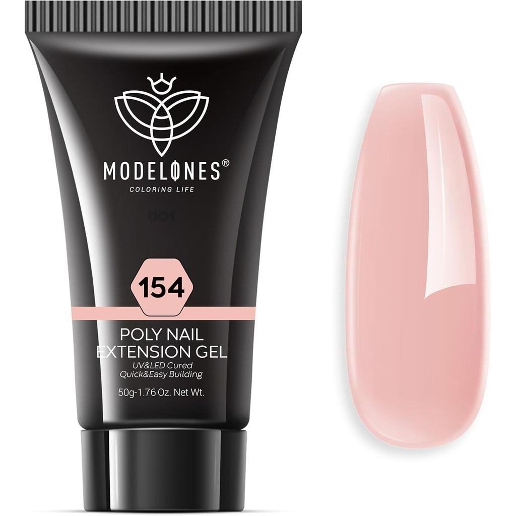 Modelones Polygel kit Ongle Gel UV Complet 50g Faux Ongles E | 蝦皮購物