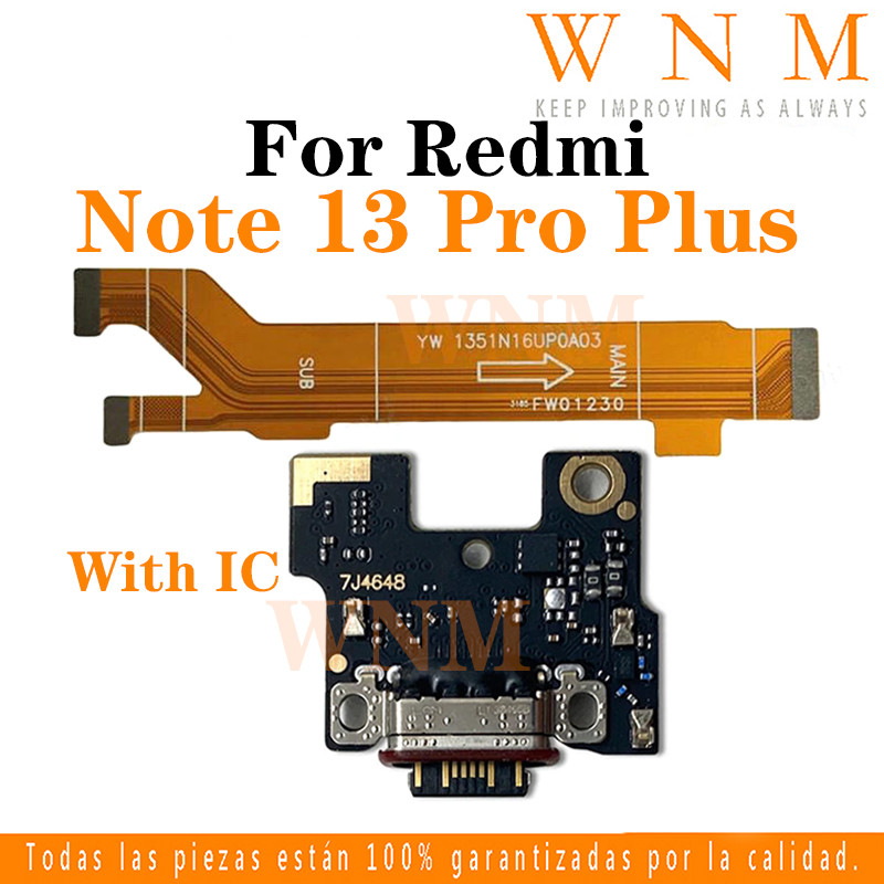 XIAOMI REDMI 小米紅米 Note 13 Pro+ Plus 5G 主板排線連接器 LCD 顯示屏色帶 USB | 蝦皮購物