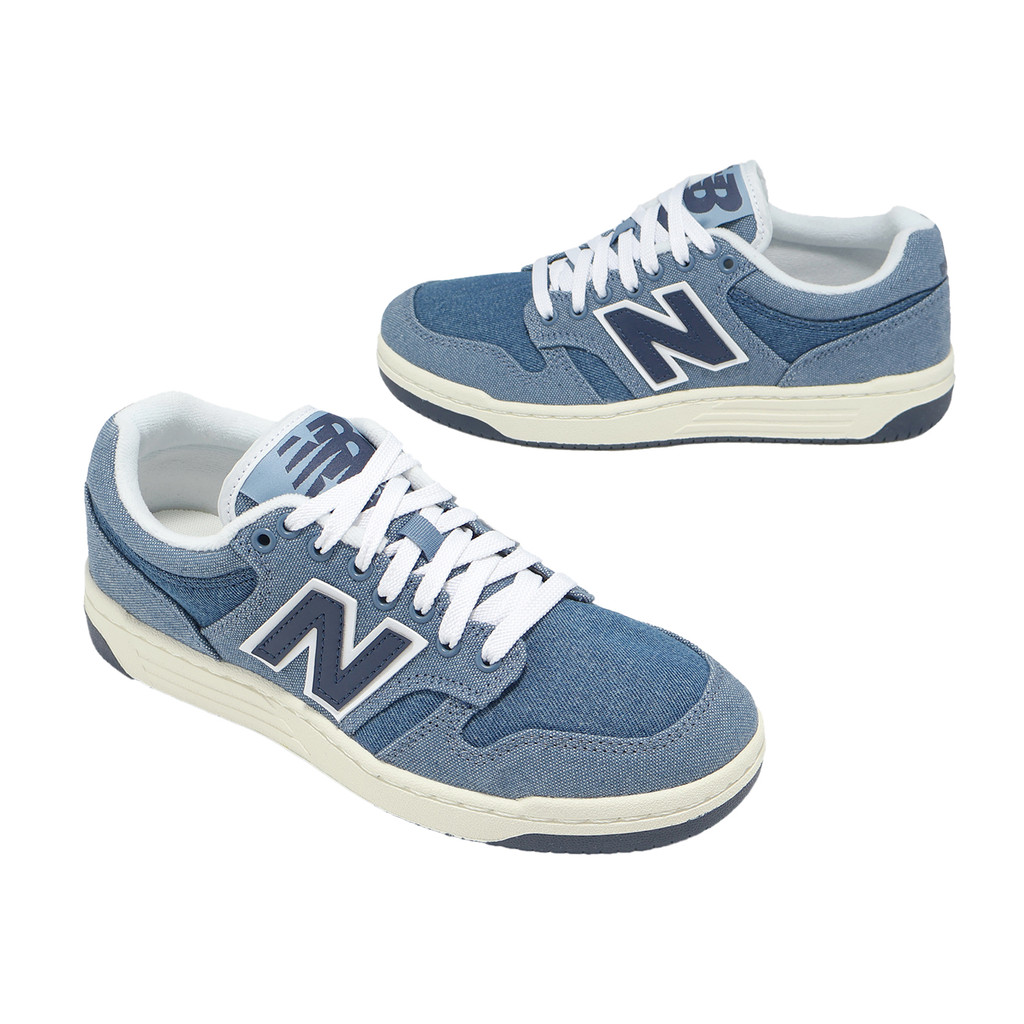 New Balance NB 休閒鞋 BB480 男鞋 女鞋 藍 復古 拼接 單寧 [ACS] BB480LDE-D | 蝦皮購物