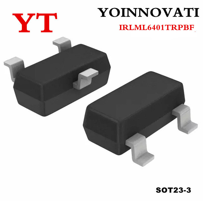 100pcs/lot IRLML6401TRPBF IRLML6401 MOSFET P-CH 12V 4.3A SOT | 蝦皮購物