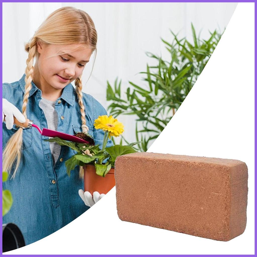 Coco Brick Coco Peat Ph-Balanced 蔬菜室內植物保濕用品園藝室內花卉戶外草藥 | 蝦皮購物