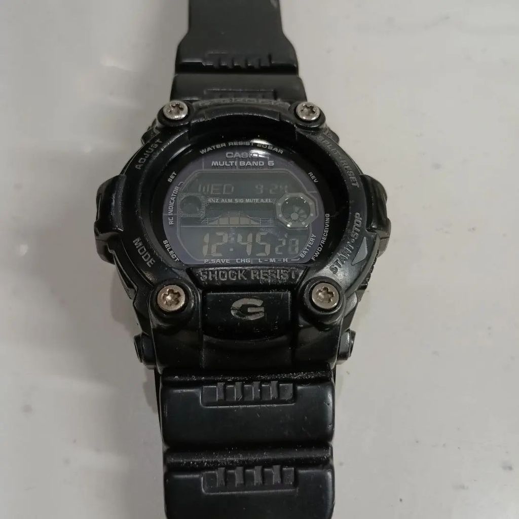 CASIO 手錶 GW-7900B G-SHOCK MULTI BAND 黑色 mercari 日本直送 二手 | 蝦皮購物