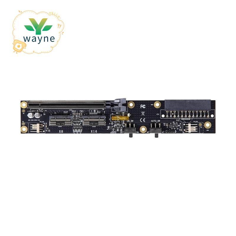 2 端口 SlimSAS X16 基板 Slimsas 顯卡擴展塢 PCIE4.0 X16 轉 Slimsas 適配器 | 蝦皮購物