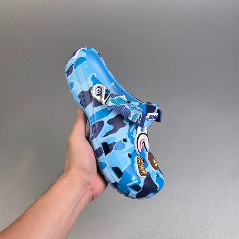 Crocs x BAPESTA Ape 涼鞋中性 Bape Crocs 木屐 () M4-M12 WZUV JXQJ 8 | 蝦皮購物
