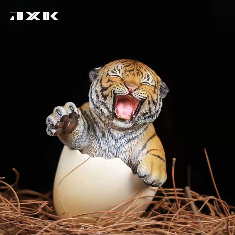 JXK虎寶模型 誕生記公仔仿真可愛原創萌系小老虎動物擺件手辦潮玩JXK Tiger Treasure Model Bir | 蝦皮購物