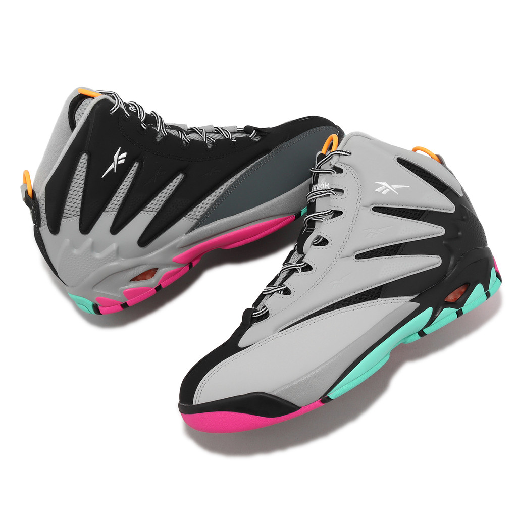 Reebok 籃球鞋 The Blast 男鞋 灰 黑 復古 Nick Van Exel [ACS] 100033877 | 蝦皮購物