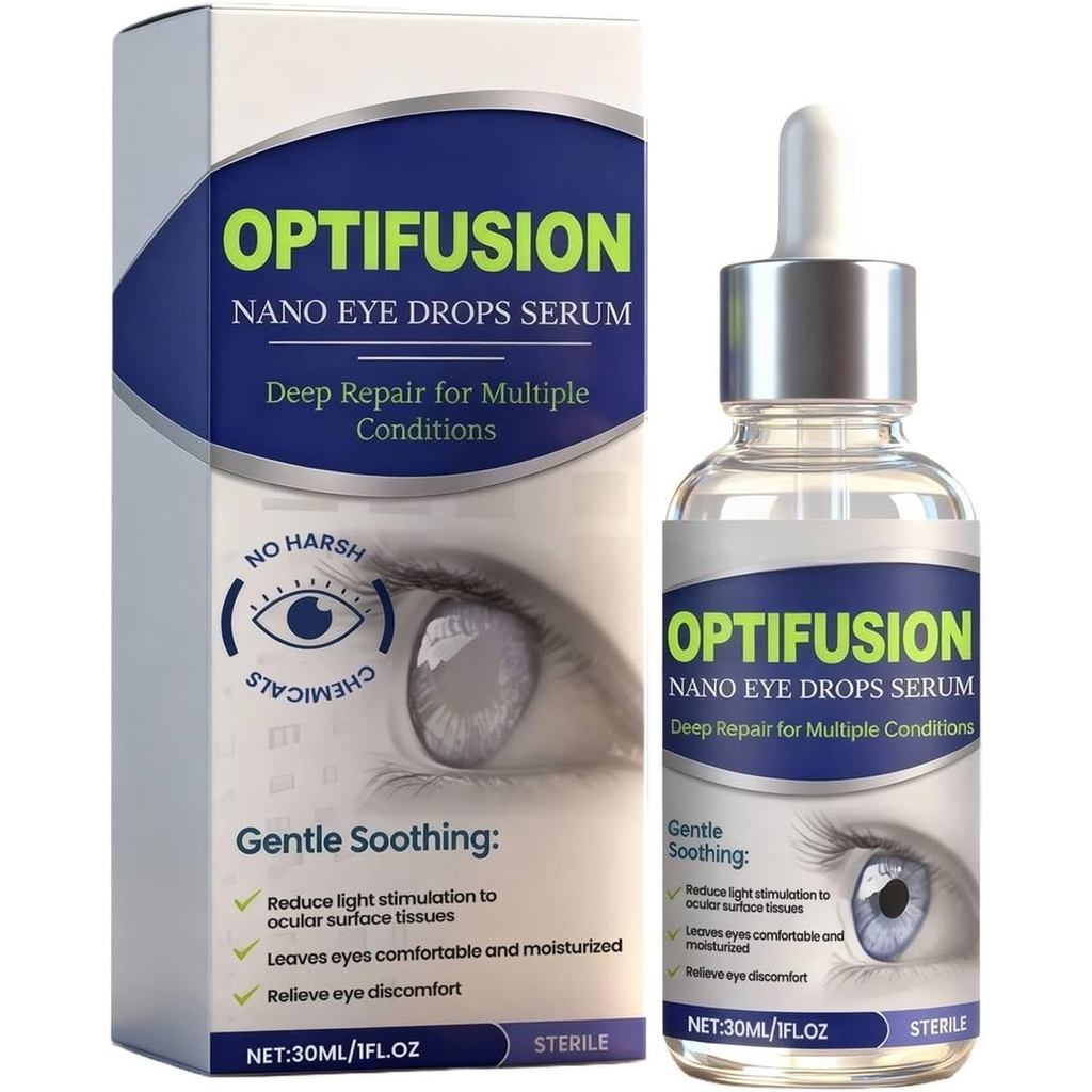 Eyebright Eye Drops,Optifusion Nano Drops, with Lutein, Vita | 蝦皮購物