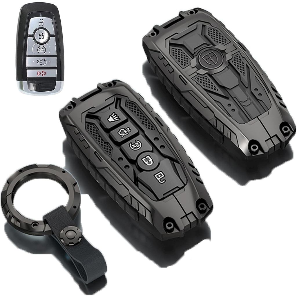 Heavy Metal Key Fob Cover for Ford,Key Fob Cover Case Protec | 蝦皮購物