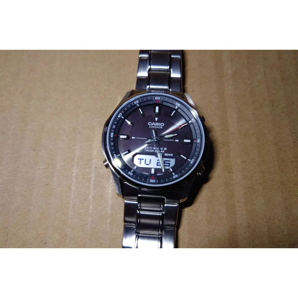 CASIO 手錶 LCW-M100 LINEAGE 電波 太陽能 mercari 日本直送 二手 | 蝦皮購物