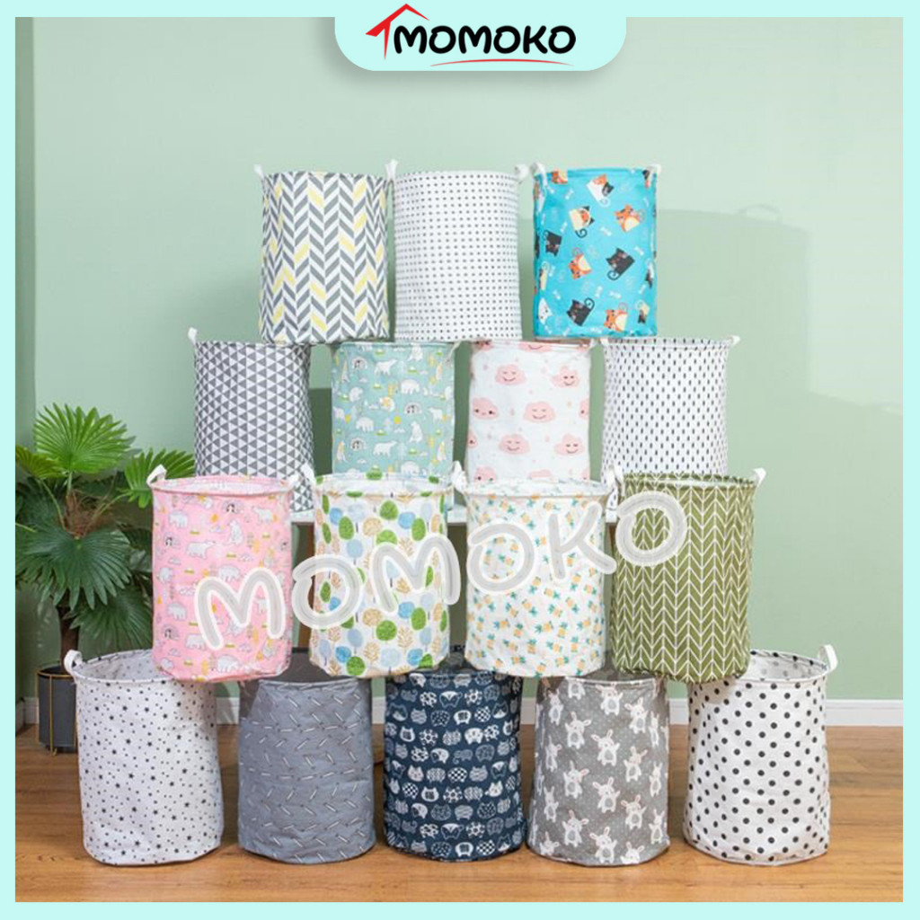 Bakul Baju Laundry Dobi Basket Dobi Beg 衣物收納袋洗衣籃洗衣袋可折疊和手柄式便於 | 蝦皮購物