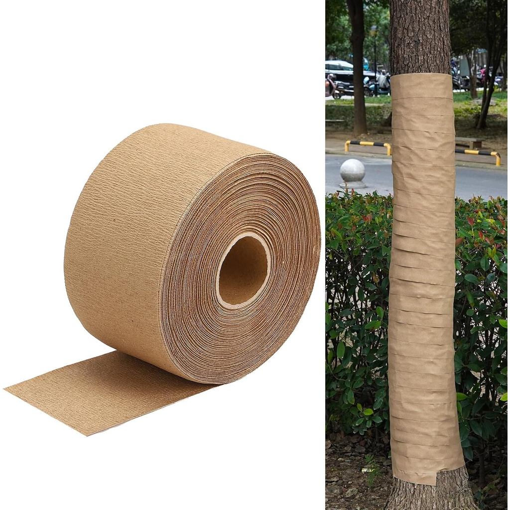 1PCS Tree Protector Paper Wrap - 164ft X 3.15in Tree Bark Re | 蝦皮購物