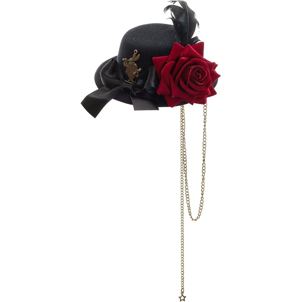 Steampunk Mini Bowler Hat Punk Top Hat Steampunk Costume Acc | 蝦皮購物