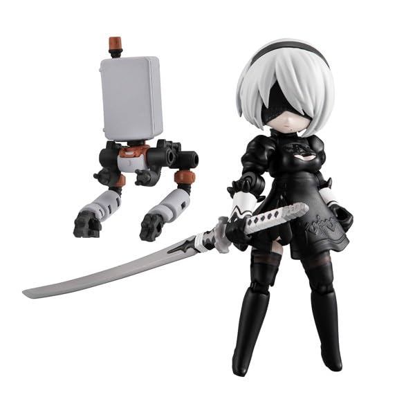 Desktop Army NieR:Automata Ver1.1a 連動 2B 可動人偶 Direct from Ja | 蝦皮購物