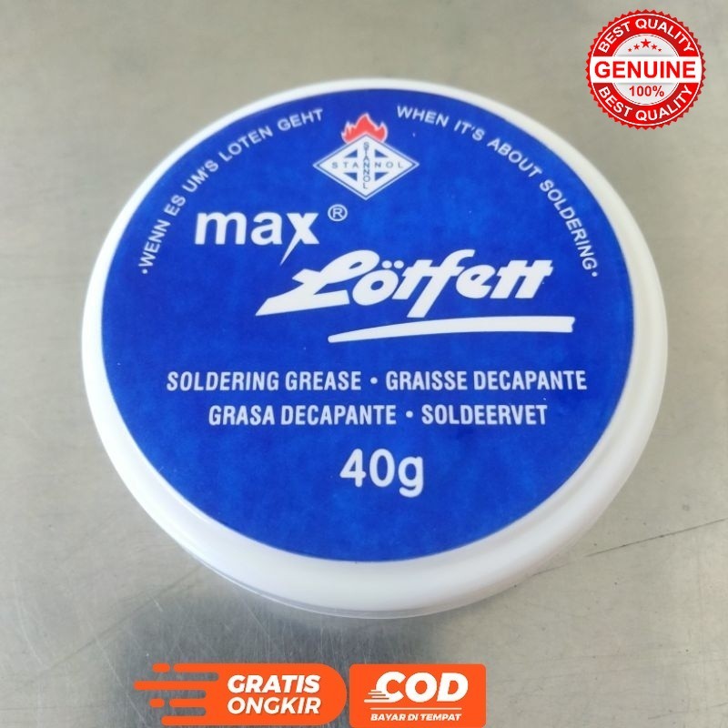 MAX PASTE SOLDER LOTFETT LOFET 40 克焊錫潤滑脂 | 蝦皮購物