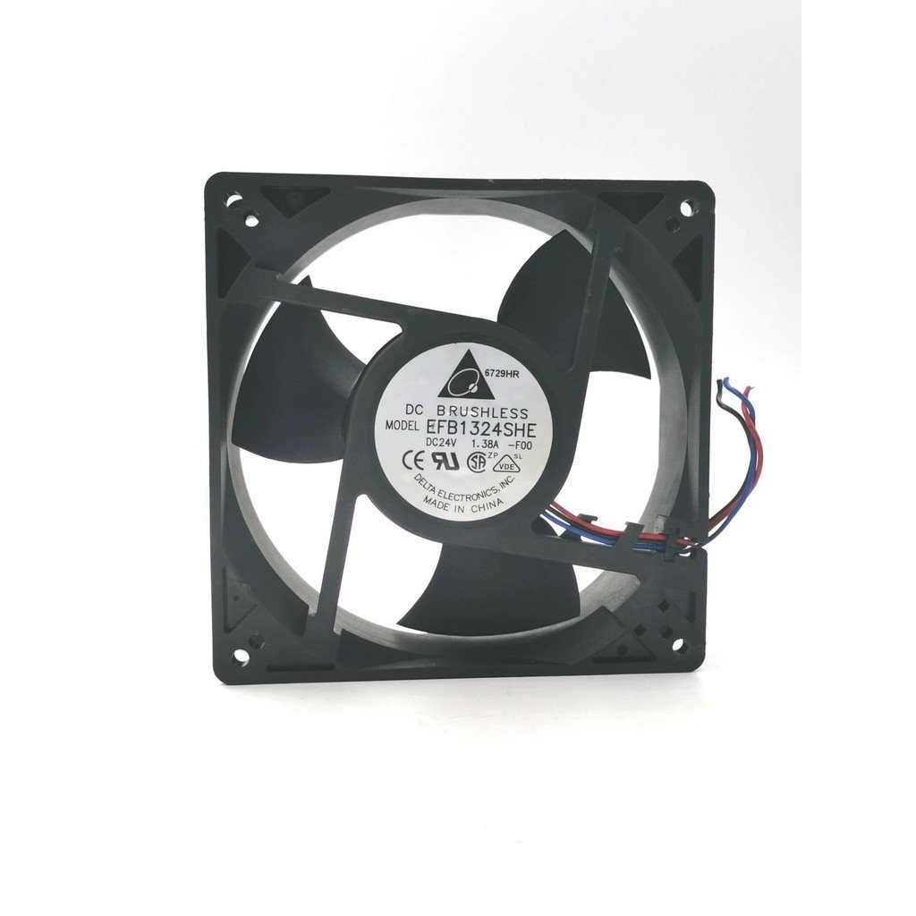 EFB1324SHE原裝臺達1273824V1.38A12.7CM丹佛斯變頻器散熱風扇 BIWM | 蝦皮購物