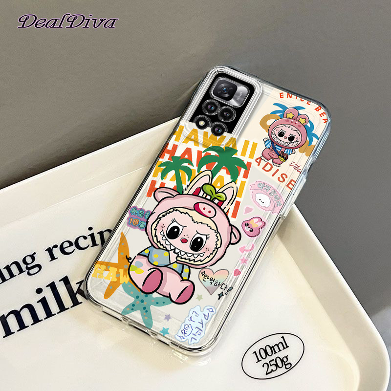 手機殼 Labubu on vacation 適用於Redmi Note 10 12 13C 13 9C 10A 9C | 蝦皮購物
