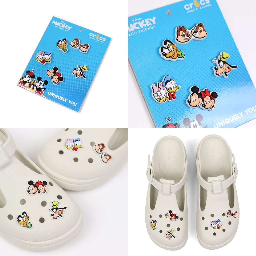Crocs 鞋扣 任選 5入組 迪士尼 公主 米奇 米妮 佩佩豬 鋼彈 寶可夢 皮克斯 超人 卡駱馳 洞洞鞋 [ACS] | 蝦皮購物