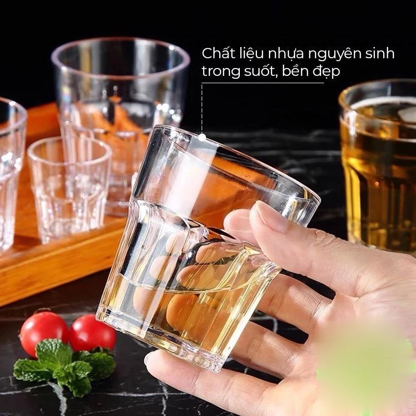 Meka stone 透明塑料杯和杯子 180ml/200ml Viet Nhat (MS: 6268/6269) | 蝦皮購物