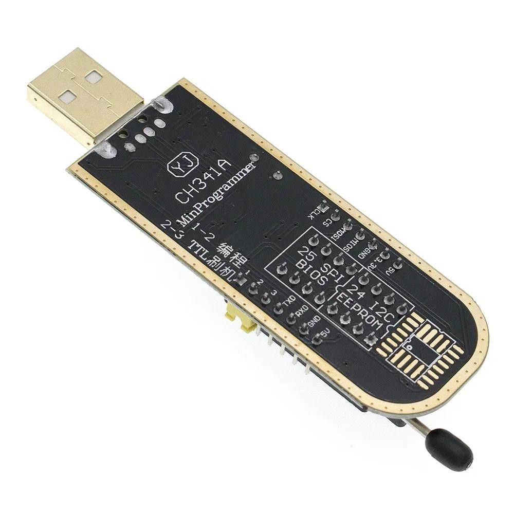 CH341A/CH341B 24 25 系列 EEPROM Flash BIOS USB 編程器模塊 SOIC8 SOP | 蝦皮購物