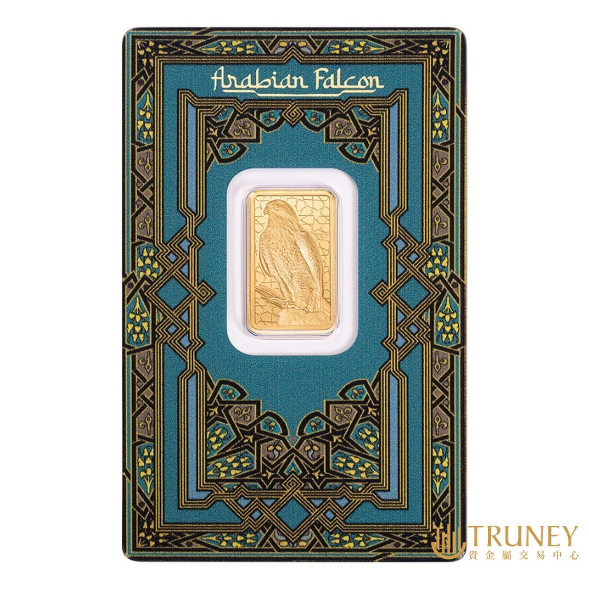 【TRUNEY貴金屬】瑞士PAMP阿拉伯獵鷹金條5公克 - 含墜飾框 | 蝦皮購物