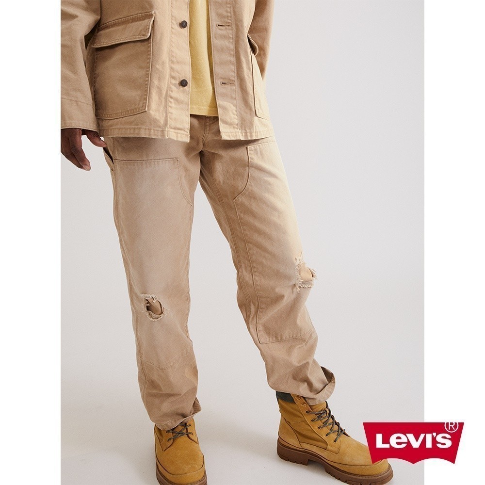 LEVI'S Workwear工裝系列男款568STAYLOOSE破壞補丁工裝褲 A7367-0000 熱賣單品 | 蝦皮購物