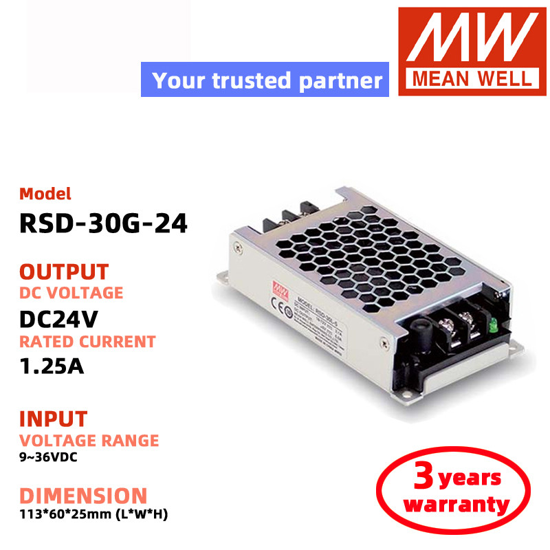 MEAN WELL RSD-30G-12/24 RSD-30H-12/24 RSD-30L-12/24 DC12V DC | 蝦皮購物