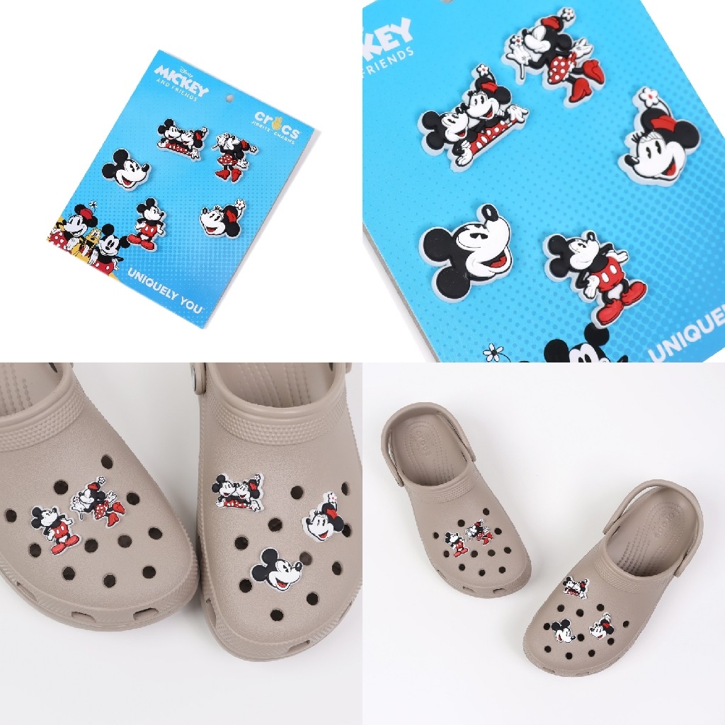 Crocs 鞋扣 任選 5入組 迪士尼 公主 米奇 米妮 佩佩豬 鋼彈 寶可夢 皮克斯 超人 卡駱馳 洞洞鞋 [ACS] | 蝦皮購物