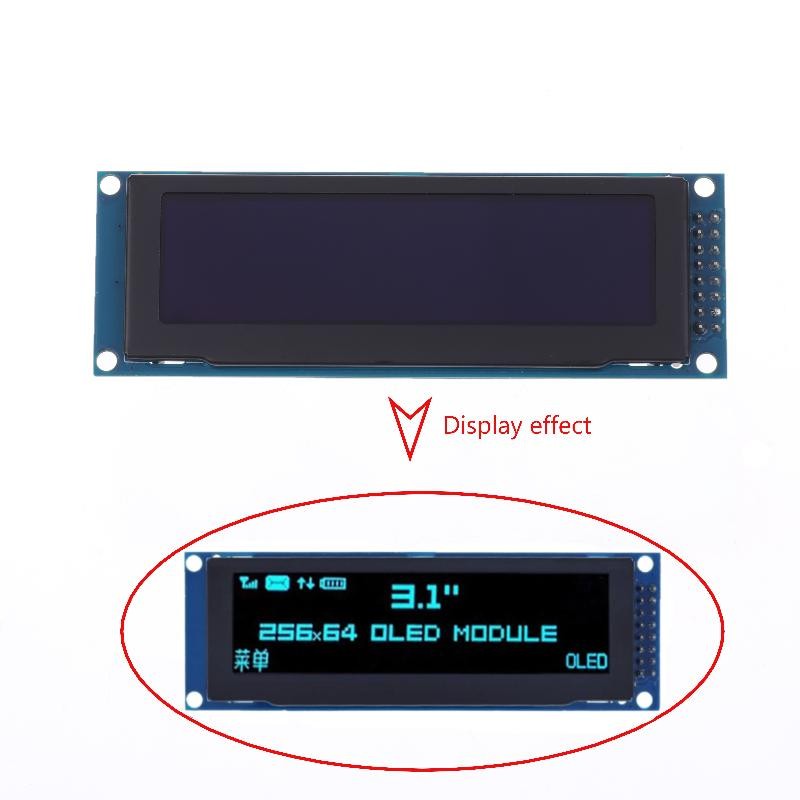 Herlove 3.12 英寸 OLED 顯示模塊 SSD1322 256x64 適用於 Arduino STM32 S | 蝦皮購物