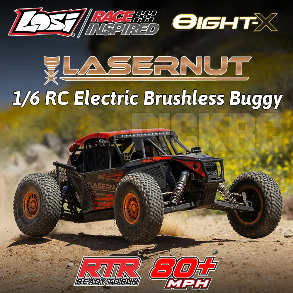 LOSI 1/6 Lasernut U4 4WD 無刷遙控車 - LOS04019 8ight-X Super Read | 蝦皮購物