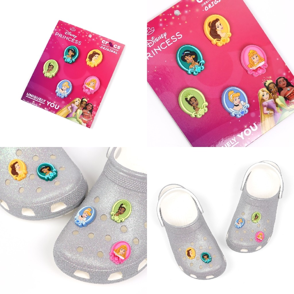 Crocs 鞋扣 任選 5入組 迪士尼 公主 米奇 米妮 佩佩豬 鋼彈 寶可夢 皮克斯 超人 卡駱馳 洞洞鞋 [ACS] | 蝦皮購物
