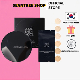 [JUNG SAEM MOOL] Essential Skin Nuder 長效氣墊(包括補充裝)套裝 SPF50+/P | 蝦皮購物