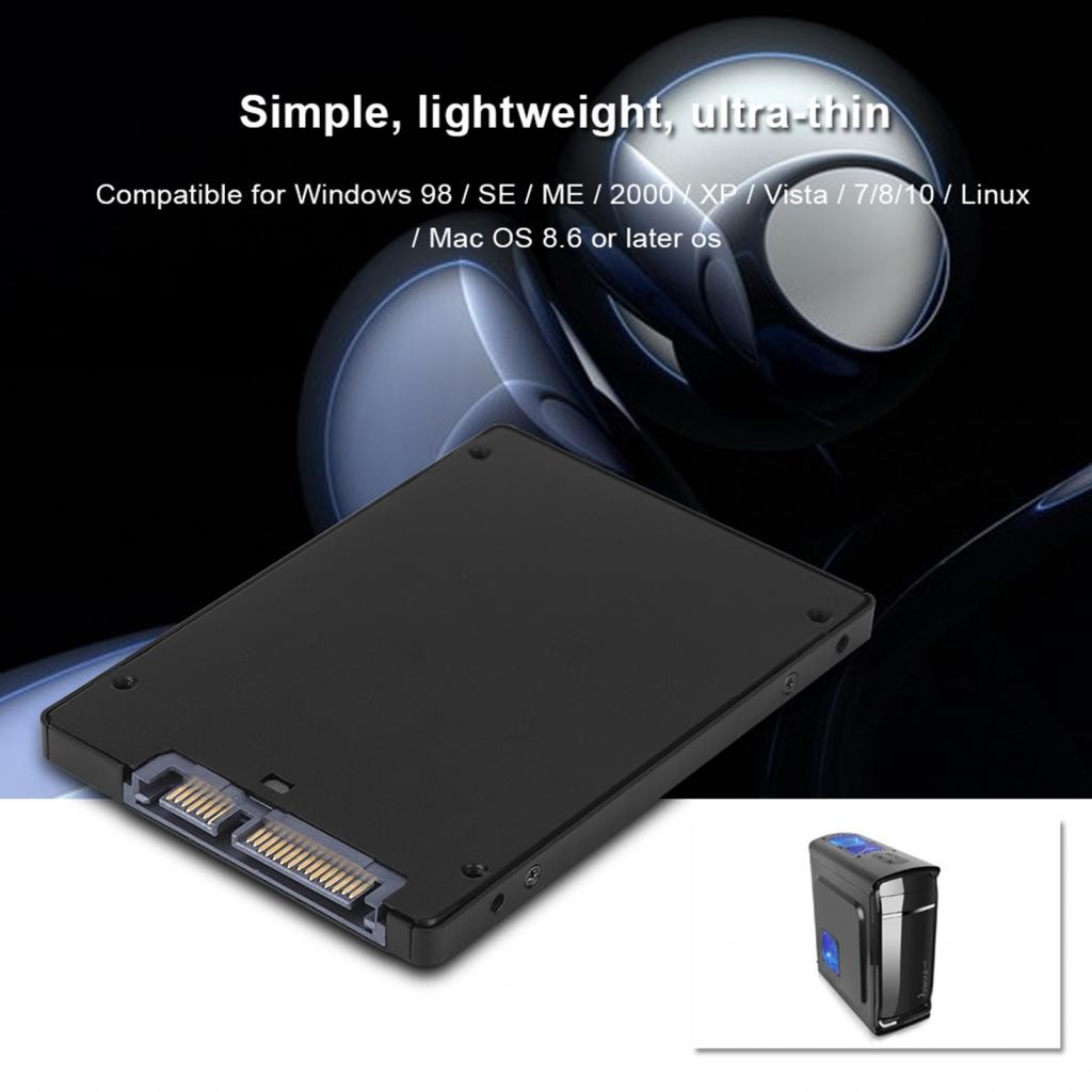 Guli Acouto Metal Msata 轉 2 5 III SSD 轉換器適配器,帶鋁製外殼 | 蝦皮購物