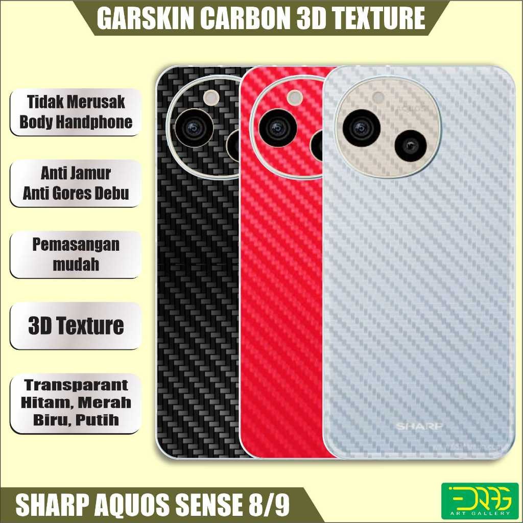GARSKIN SHARP Aquos Sense 8 感 9 皮膚碳素抗真菌貼紙 | 蝦皮購物