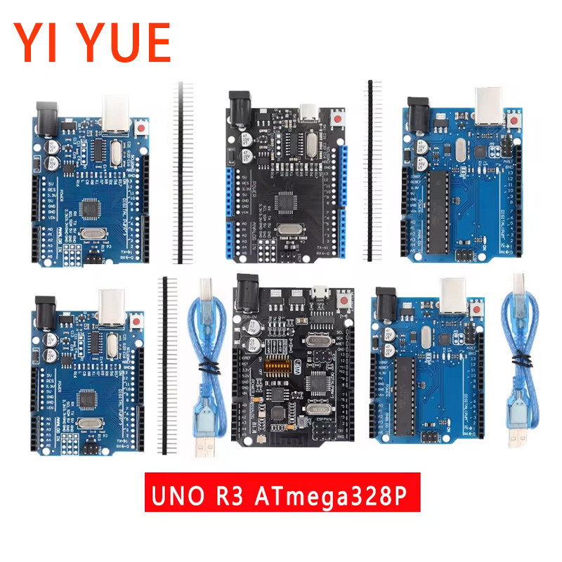 UNO R3 開發板 ATmega328P CH340 CH340G 適用於 Arduino UNO R3 | 蝦皮購物