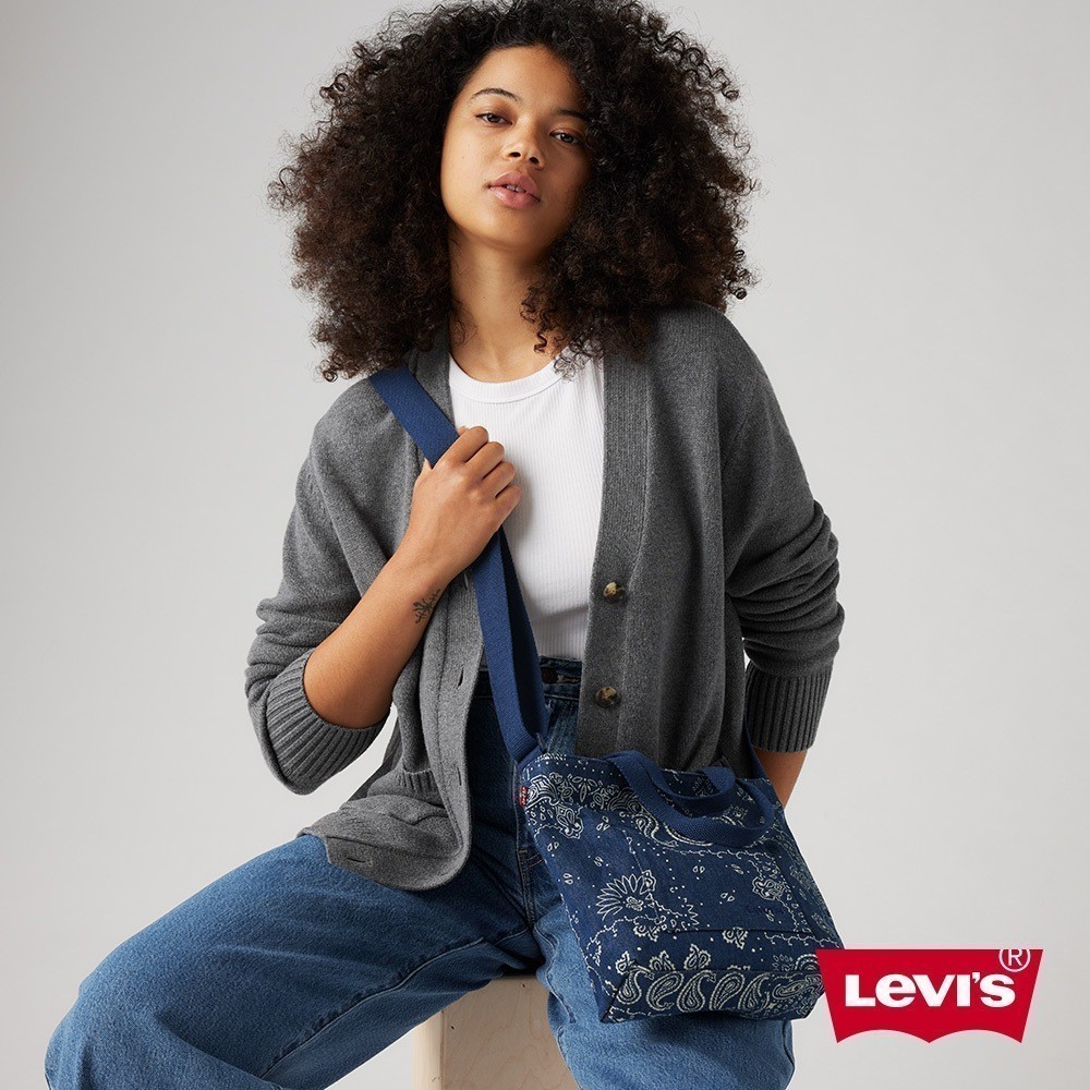 Levi's® 男女同款 Mini 變形蟲牛仔托特包 人氣新品 D7561-0026 | 蝦皮購物