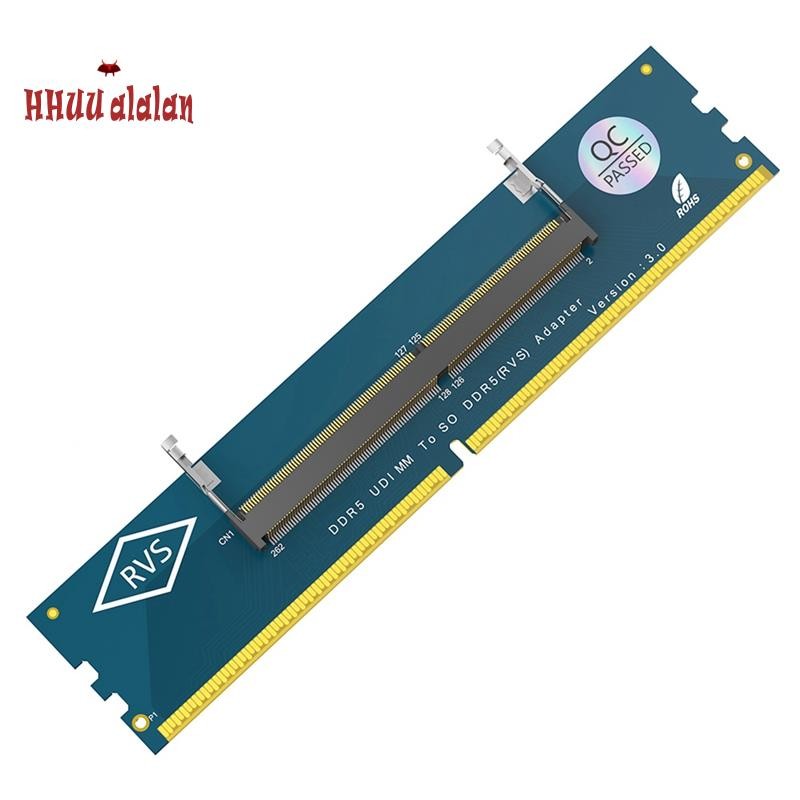 【高速 H】筆記本電腦 DDR5 RAM 轉 SO DDR5 U-DIMM 台式機適配卡、內存測試儀 SO DDR5 轉 | 蝦皮購物