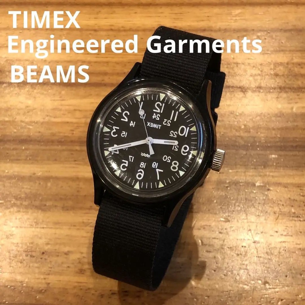 TIMEX 手錶 Camper BEAMS Engineered Garments COLLECTION 黑 聯名 me | 蝦皮購物