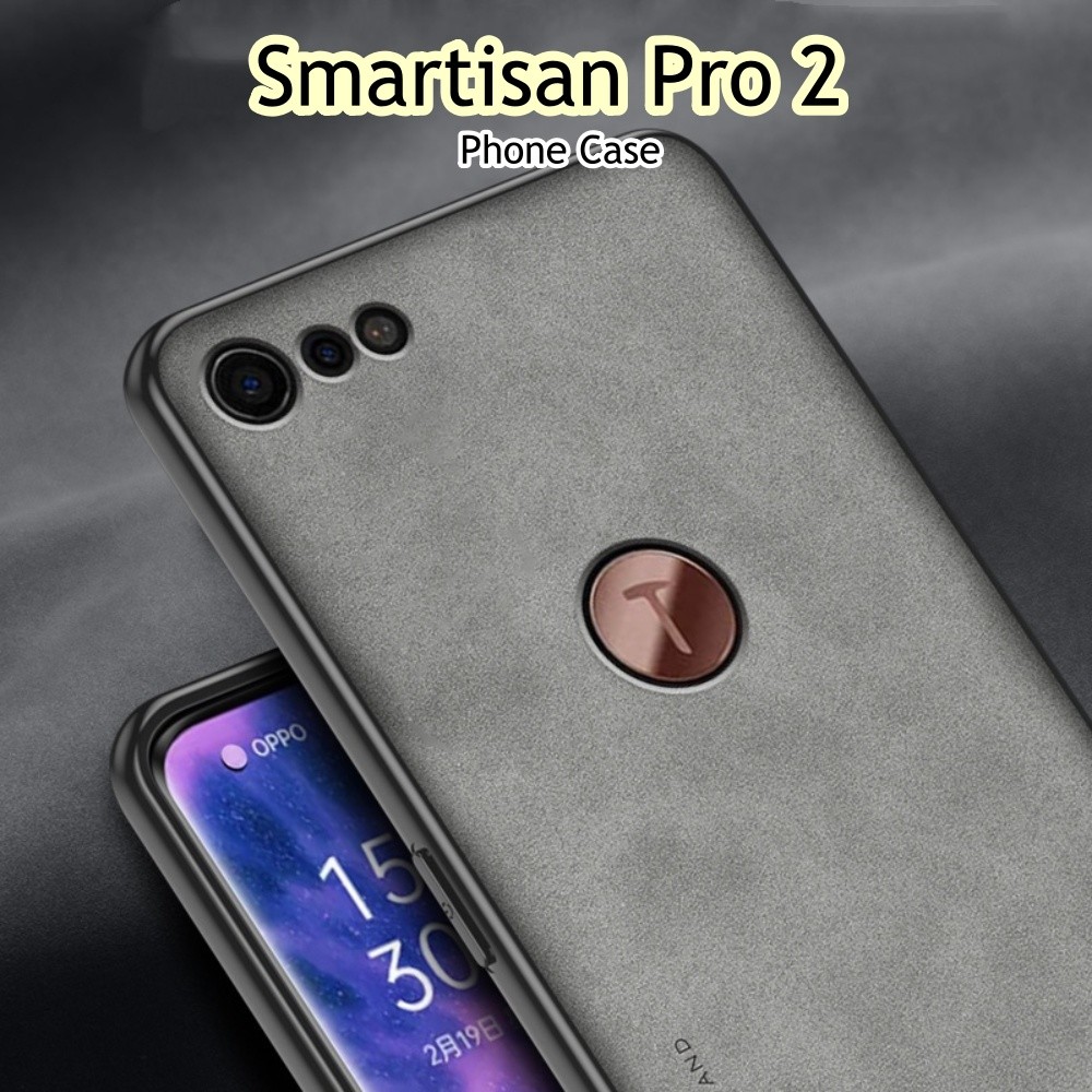 【吉田】適用於 Smartisan Pro 2 手機殼直邊矽膠全殼經典純色手機殼保護套商務風格 | 蝦皮購物