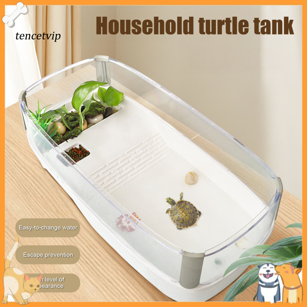 Vip Turtle Tank with High Transparency Ventilated Habitat 亞克 | 蝦皮購物