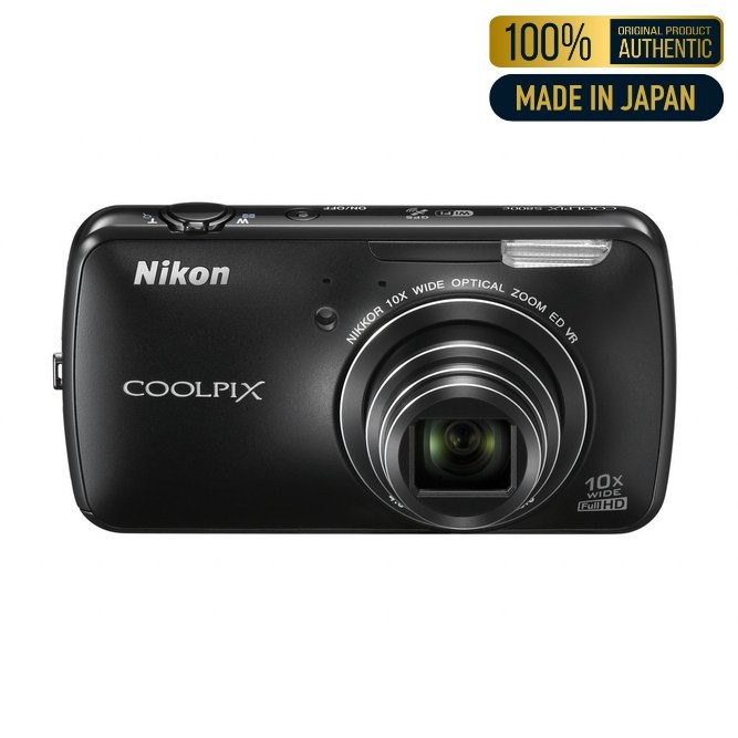 Nikon COOLPIX S800c 數位相機，配備 Android 系統，10 倍光學變焦，黑色，S800CBK [ | 蝦皮購物