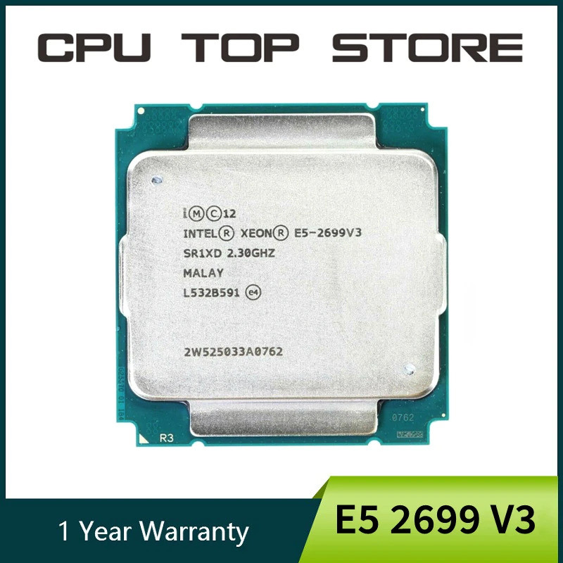 英特爾至強E5 2699 V3 2699V3 2.3GHz 18核36線程45MB 145W CPU處理器LGA 201 | 蝦皮購物