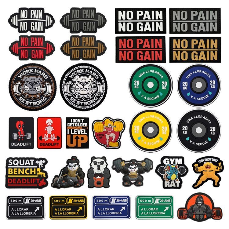 【定制魔術貼貼片】HK.No morale rewards with Give 3D Velcro Patch /徽章/ | 蝦皮購物