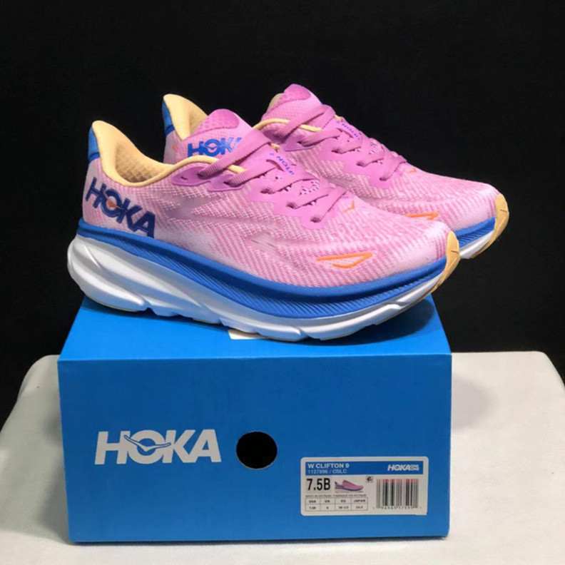 HOKA ONE ONE Clifton 9男女通用輕便透氣跑鞋，男女專業緩震跑鞋，尺碼36-45 ZUHU | 蝦皮購物
