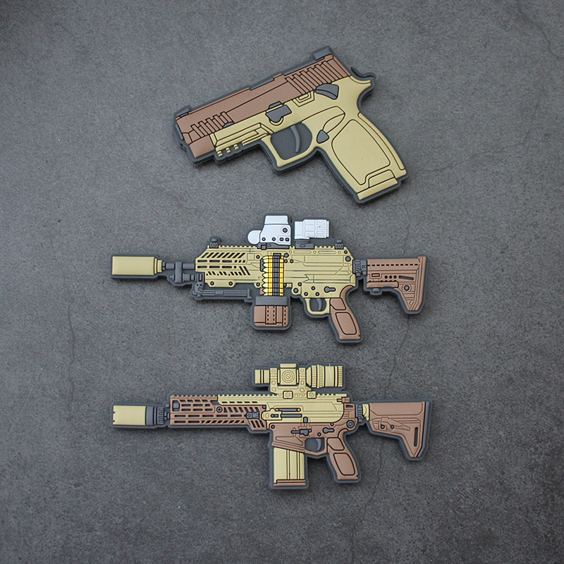 【定制】NY SIG SAUER Q 版 XM7 Assault Step Mini PVC Morale 3D Vel | 蝦皮購物