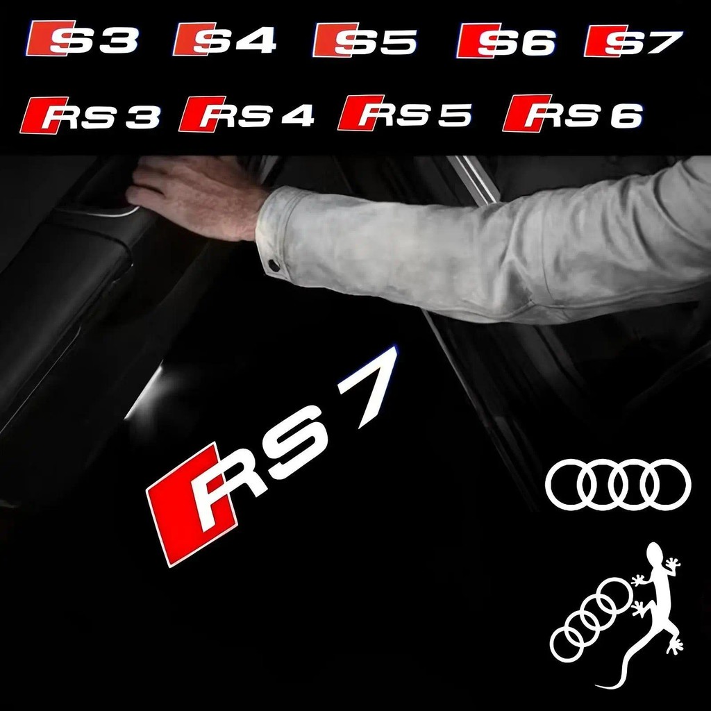 2x 適用於奧迪 Sline Sport RS RS3 RS4 RS5 RS6 RS7 A4 B5 B6 B7 B8 R | 蝦皮購物
