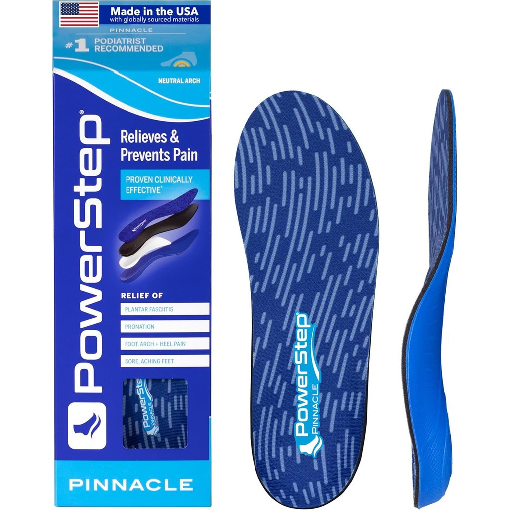 PowerStep Pinnacle Insoles - Orthotics for Plantar Fasciitis | 蝦皮購物