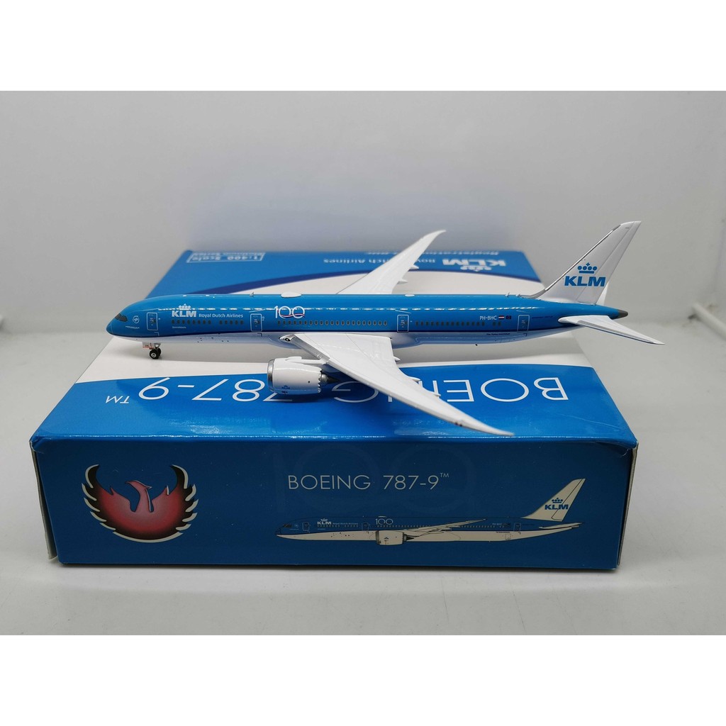 Phoenix 1:400 KLM 荷蘭航空 B787-9 PH-BHC 100 合金飛機模型 | 蝦皮購物