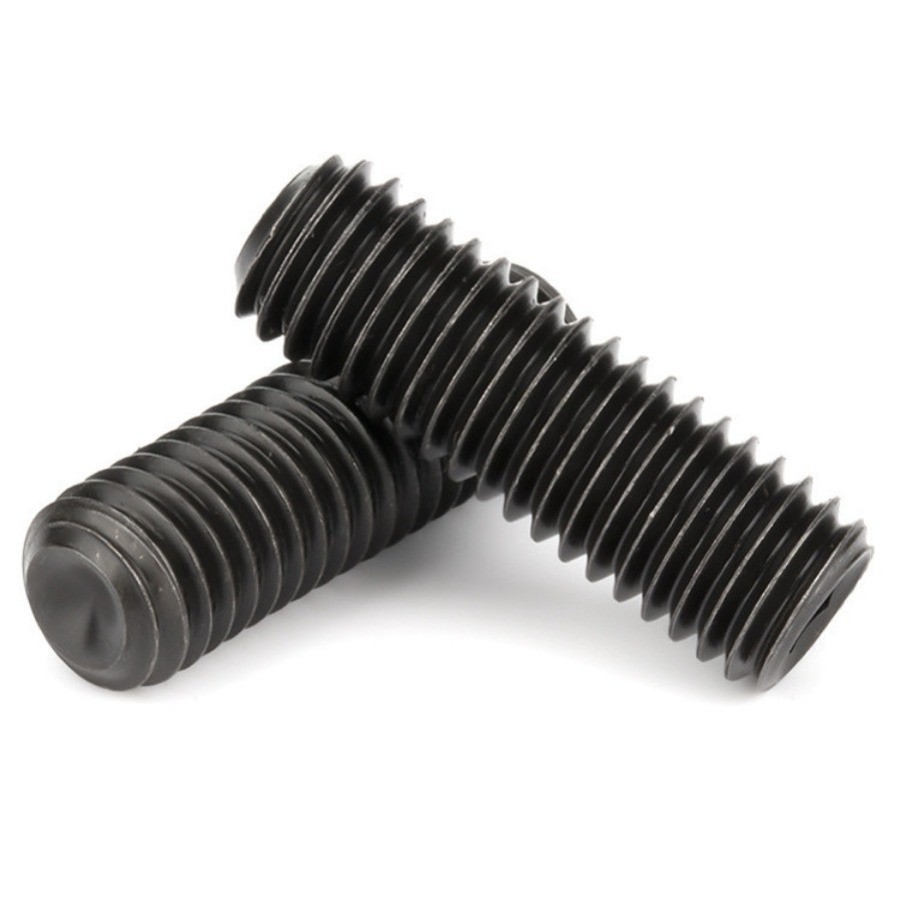 12.9級細螺紋凹端緊定螺釘DIN916細螺紋固定螺釘、內六角螺釘M3/M4/M5/M6/M8/M10/M12【鑫鋒製造 | 蝦皮購物
