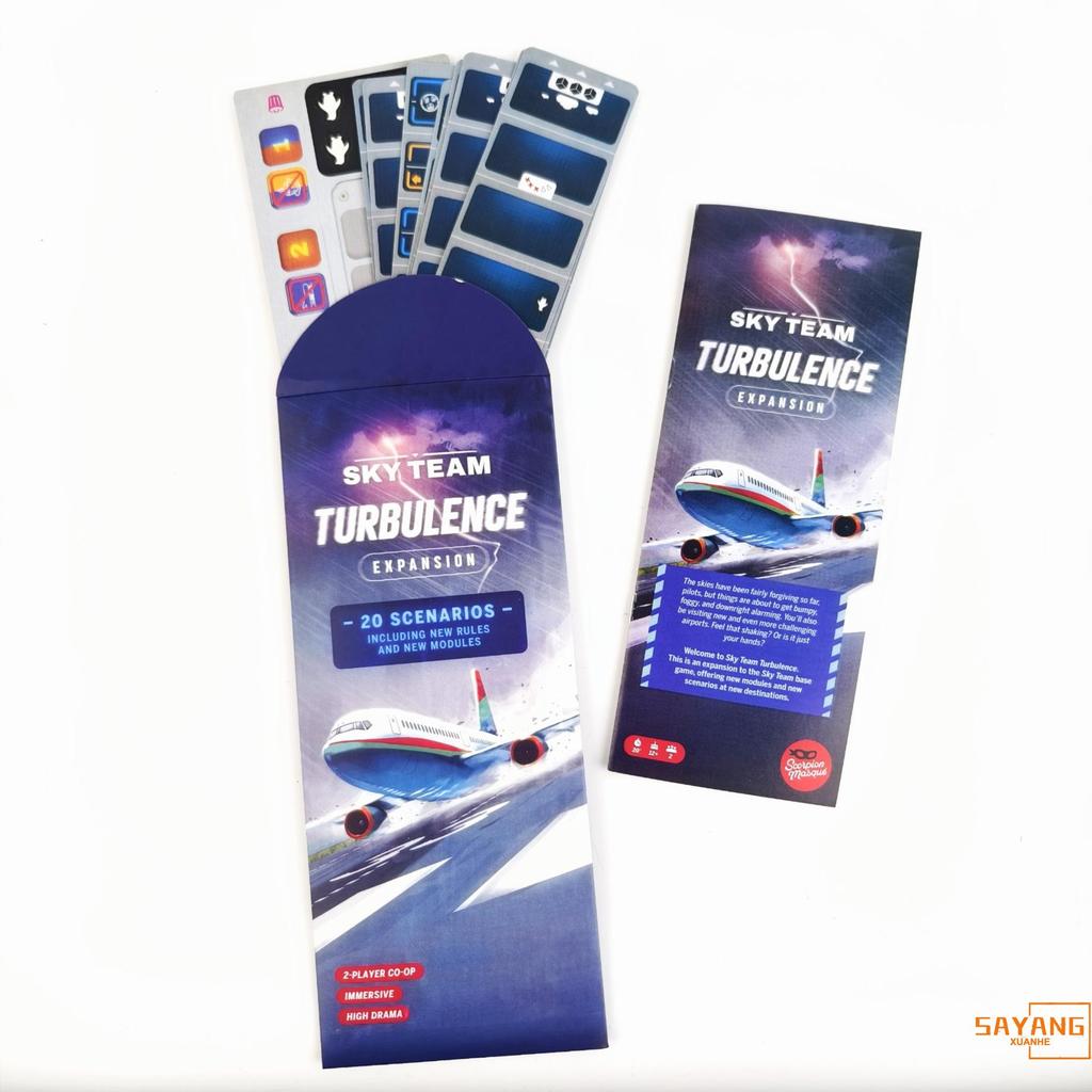 Sky Team Board Game Turbulence EN 擴展 - 英文官方版 | 蝦皮購物