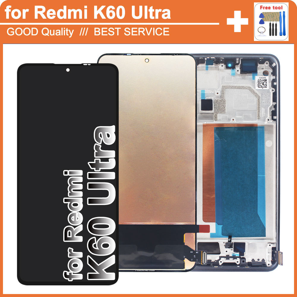 AMOLED LCD 適用於 Redmi K60 Ultra 23078RKD5C LCD 顯示屏觸摸屏數字化儀適用於 | 蝦皮購物